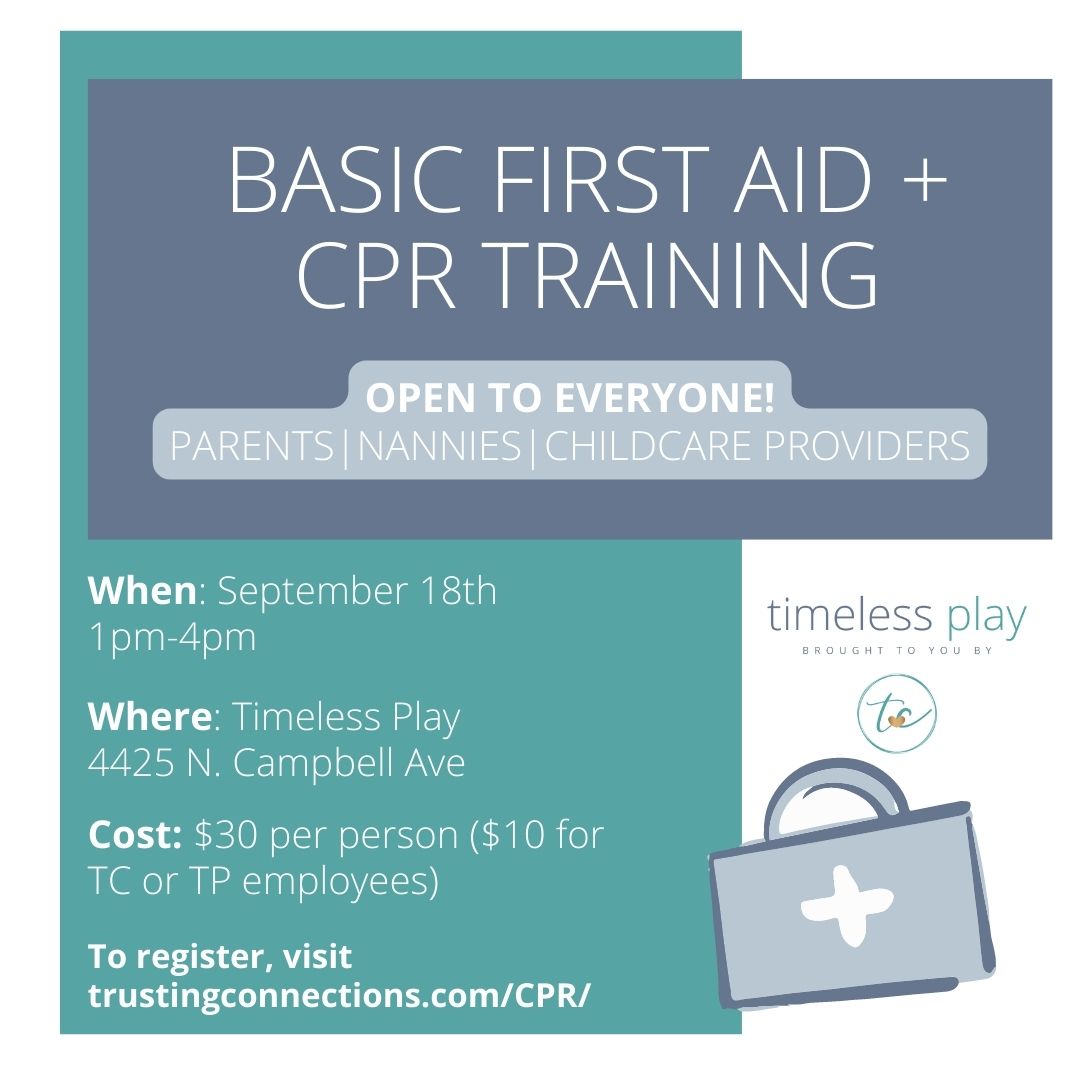 CPR/First Aid Training Class Registration - Trusting Connections Nanny ...