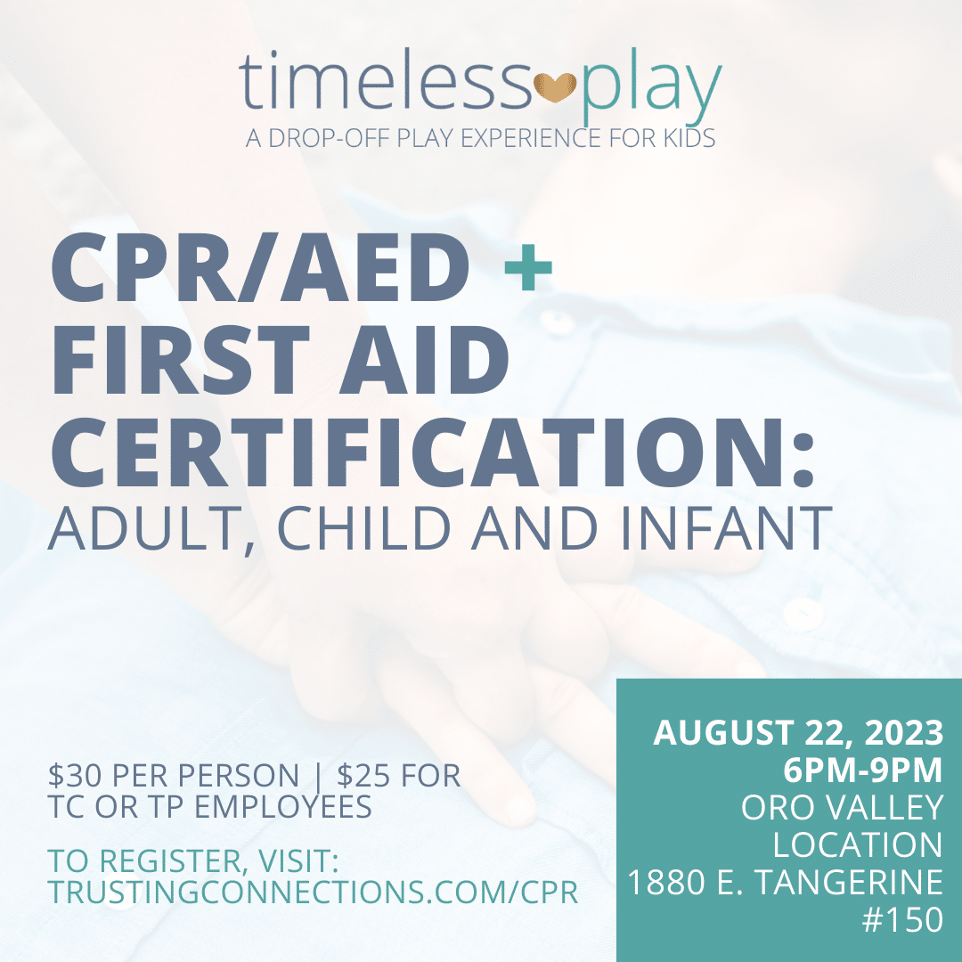 CPR/First Aid Training Class Registration - Trusting Connections Nanny ...